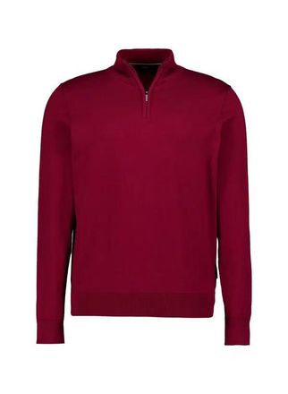 Daniel Hechter Herren Pullover rot unifarben