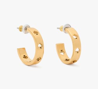 Kate Spade New York Cut To The Chase Spade Creolen, Klein