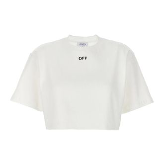 Off-white Femme, Tops, Blanc, Taille: 38 FR T-Chemises
