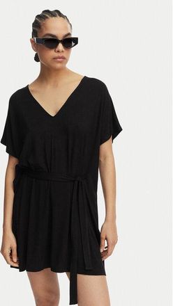 Liu Jo Strandkleid VA5164 JS360 Schwarz Relaxed Fit
