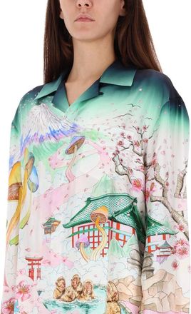 Casablanca Floral Silk Shirt - Multicolor