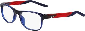 Nike Mode Brillen Gestelle Blau - - Accessories - unisex - Blau - 46 MM