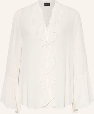 s.Oliver Black Label S.Oliver Black Label Blusenshirt Mit Volants weiss