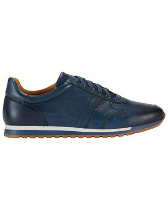 Magnanni Low Top Leder-Sneaker in Runner-Form in