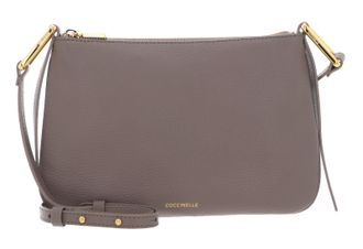 Coccinelle Coccinelle Leder Umh&auml;ngetasche Magie Mini Bag Grained Leather Warm Taupe
