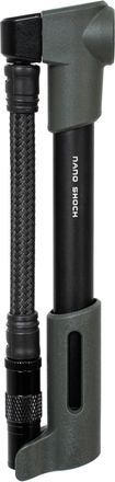 Topeak Nano Shock Pumpe aus Aluminium in der Farbe Schwarz und Gelb, Druck: bis 300 psi/ 20,7 bar, Gr&ouml;&szlig;e 135x32x16 cm, 15700260