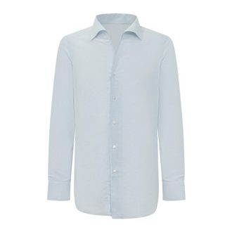 Finamore Milano Ustica Shirt - - Shirts - Herren - Blau - 2XL