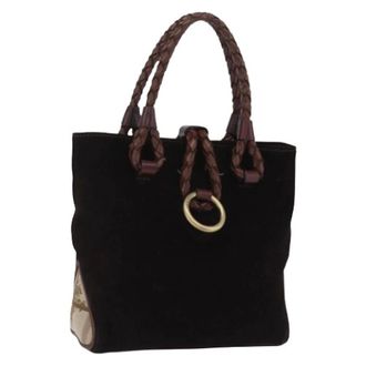 Burberry Sac &agrave; main vintage doccasion - Femme - Pre-owned - Brun - Taille: ONE Size
