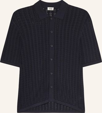 Drykorn Drykorn Strickhemd Dantte Comfort Fit blau