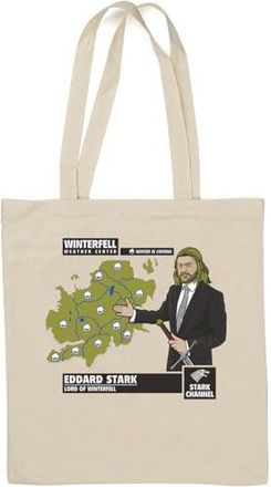 Generic Weatherman Sac fourre-tout en coton naturel Blanc