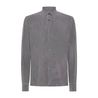 Roberto Ricci Design Rrd, Homme, Chemises, Gris, Taille: XL Chemise Micro Piqu&eacute; Techno Wash Gris