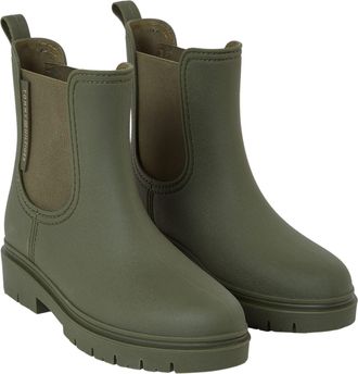 Tommy Hilfiger Damen Gummistiefel Essential Rainbootie Halbhoch, Grün (Army Green), 38