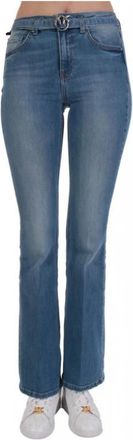 Pinko Pinko, Femme, Jeans, Bleu, Taille: W28 Flora Flare