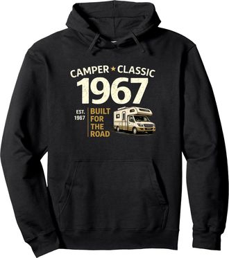 Generic Camper Classic 1967 Built for The Road Pullover Hoodie