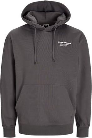 Jack & Jones Sweat &agrave; Capuche Jcoaero Sweatshirt, Gris fonc&eacute;, M Homme