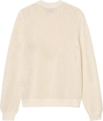 Carhartt Work in Progress Open-Knit Cotton Blend Sweater - Beige