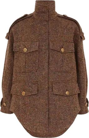 Zimmermann Femme, Vestes, Brun, Taille: 40 FR Illustration Tweed Jacket