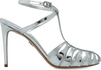 Ferragamo Femme, Chaussures, Gris, Taille: 37 1/2 EU Lipa 95 Heeled Sandales