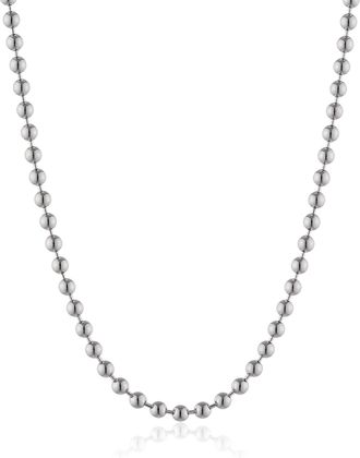 Engelsrufer Damen-Kugelkette Stärke 2,0mm 925 Silber rhodiniert 50 cm - ERNK-50-2S