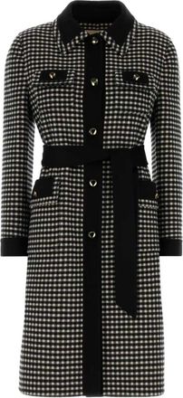 Valentino Garavani Femme, Manteaux, Noir, Taille: 38 FR Cappotto Mossi Micro