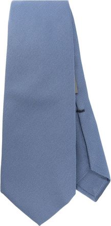 Corneliani cravate en soie - Bleu