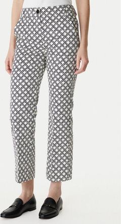 Marella Stoffhose Classi 2615131201 Schwarz Slim Fit