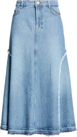 Ganni HOSEN & R&Ouml;CKE - Jeansr&ouml;cke auf YOOX.COM