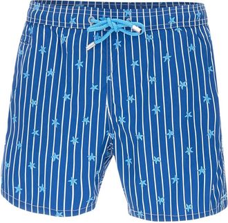MC2 Saint Barth Homme, Maillots de bain, Bleu, Taille: XL Lighting Micro Stretch Swim Shorts