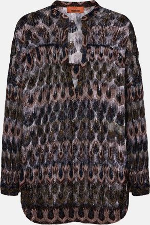 Missoni Tunika aus H&auml;kelstrick