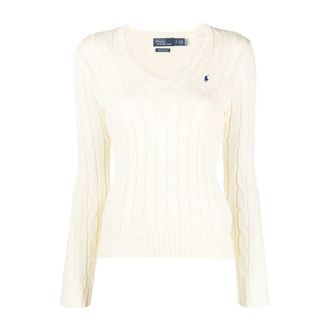 Polo Ralph Lauren Cremefarbener Pullover - - Knitwear - Damen - Beige - S