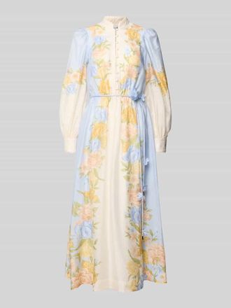 Forever New Midikleid aus Lyocell-Mix mit Bindeg&uuml;rtel