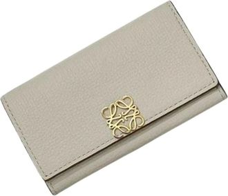 Loewe Pre-owned Porte-cl&eacute;s - Femme - Pre-owned - Gris - Taille: ONE Size
