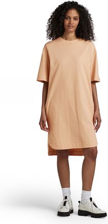 G-Star RAW Damen Boxy U Tee Kleid, Beige (Ivory Cream D22840-C336-D761), XS