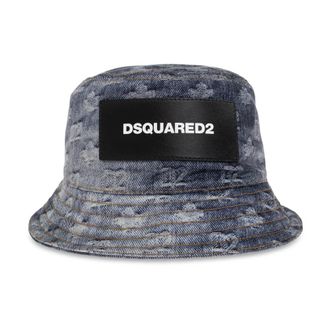Dsquared2 D2 Monogram Fischerhut - - Accessories - Herren - Blau - L