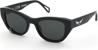Zadig&Voltaire Femme, Accessoires, Noir, Taille: 51 MM Lunettes de soleil