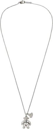 Vivienne Westwood Collier pendentif rubis - Femme - Accessoires - Gris - Taille: ONE Size