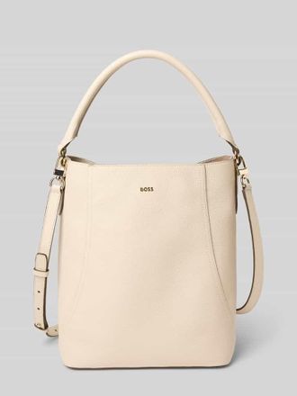 HUGO BOSS Beuteltasche aus genarbtem Leder