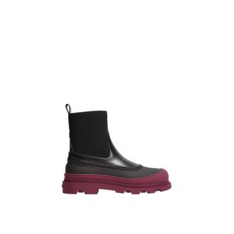 Moncler Moncler Bottines En Cuir Vera Edge, Femme, Noir, Taille: 36,5