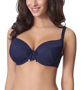 Merry Style Haut de Maillot de Bain Femme Top Soutien-Gorge de P618 (Bleu Fonc&eacute; (6007), EU (Cup 105 E) = FR (120E))