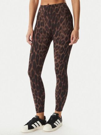 adidas Leggings Optime Power Leopard KF9094 Braun Slim Fit