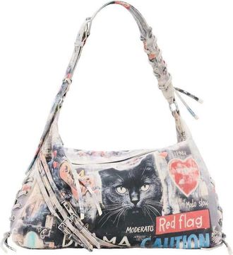 Desigual gro&szlig;e Tasche mit Print in mehreren Farben-Multi