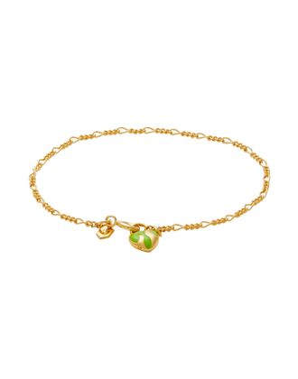 Maria Black Halo Bracelet Small Green Gold HP