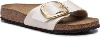 Birkenstock Pantoletten Madrid Big Buckle 1015279 Beige