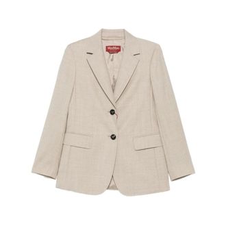 Max Mara Femme, Vestes, Beige, Taille: 36 FR Tailored Jacket