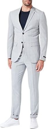 Jack & Jones JPRFRANCO Check Suit SN, Gris Clair/Carreaux : Super Slim fit, 52