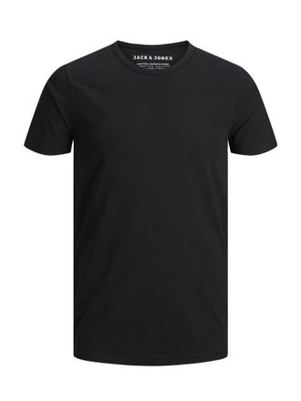Jack & Jones Herren T-Shirt Basic O-Neck Tee S/S NOOS, Einfarbig, Gr. XX-Large, Schwarz (Black C-N10)