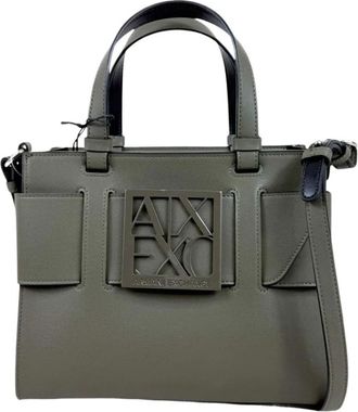 A|X Armani Exchange Femme, Sacs, Vert, Taille: ONE Size Susy Tote S