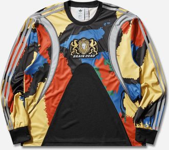 adidas Brain Dead Longsleeve Jersey Black / Yellow
