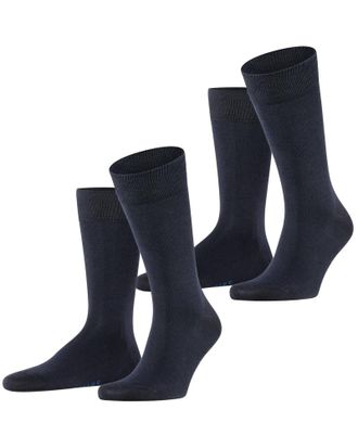 Falke 2er-Pack Socken HAPPY aus langlebiger Kompakt-Baumwolle in