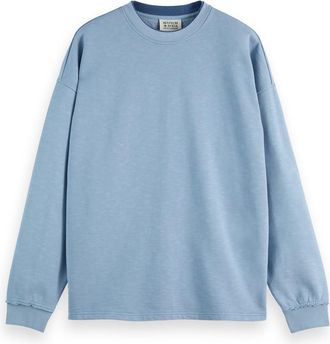 Scotch & Soda Herren 3 Crosses Crewneck Sweatshirt, Faded Denim, XL EU